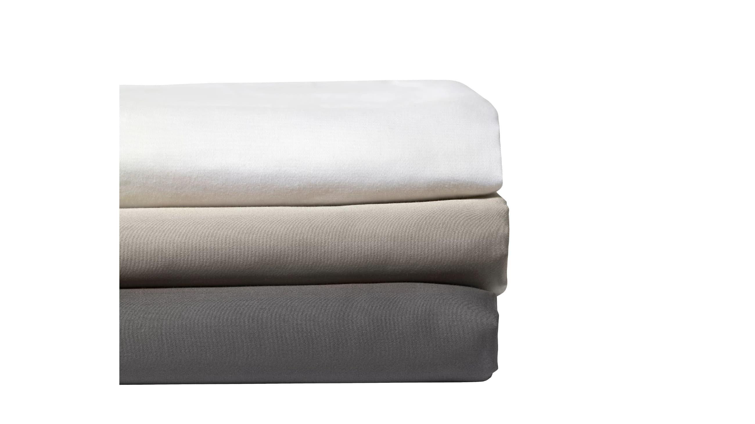 Home by Tempur® Surmatelas Drap-housse en satin de coton